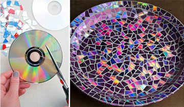 Ideas para reciclar CDs para decorar